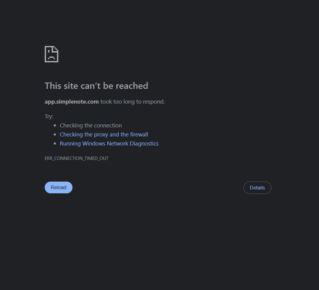 Simplenote webapp on Chrome doesn’t load | Simplenote Support Forums